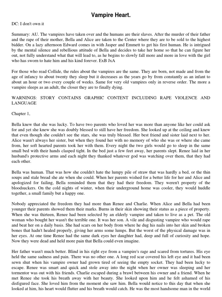 Vampire Heart | PDF | Vampires