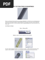 SolidWorks - 15 - How To Use Swept Boss - Base | PDF