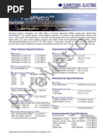 ITU-T G.652.D Specs | PDF | Optical Fiber | Dispersion (Optics)