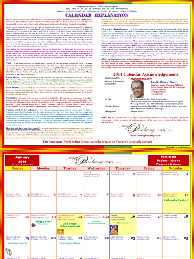 2014 Toronto Canada Calendar | PDF | Ancient Astronomy | Lunisolar ...