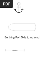 Ship Berthing and Unberthing Procedures | PDF | Anchor | Rudder
