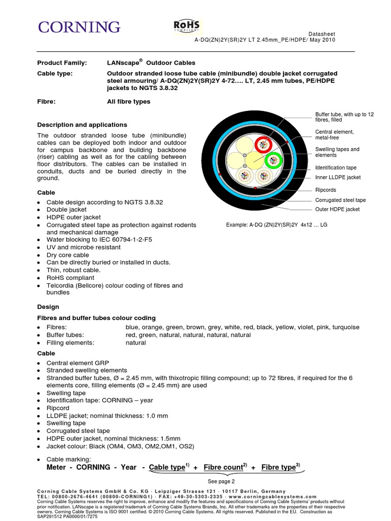 Corning PDF | Electronics | Technology & Engineering