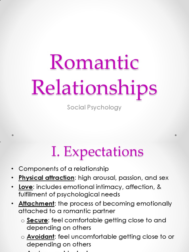 Romantic Relationships | PDF | Romance (Love) | Sexual Orientation