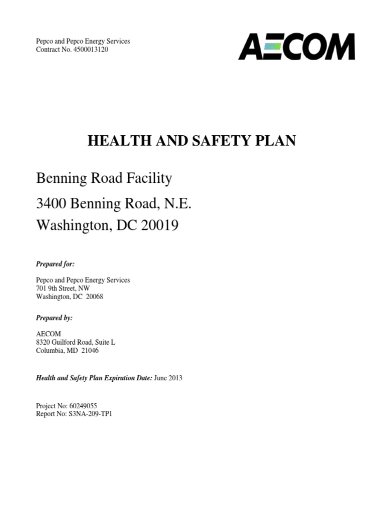 HSE Plan | PDF | Geotechnical Engineering | Occupational Safety And Health