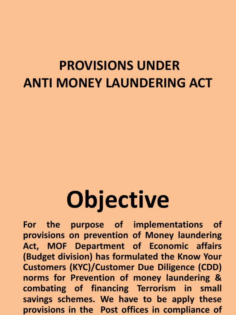 2.1B - Anti Money Laundering | PDF | Money Laundering | Identity Document