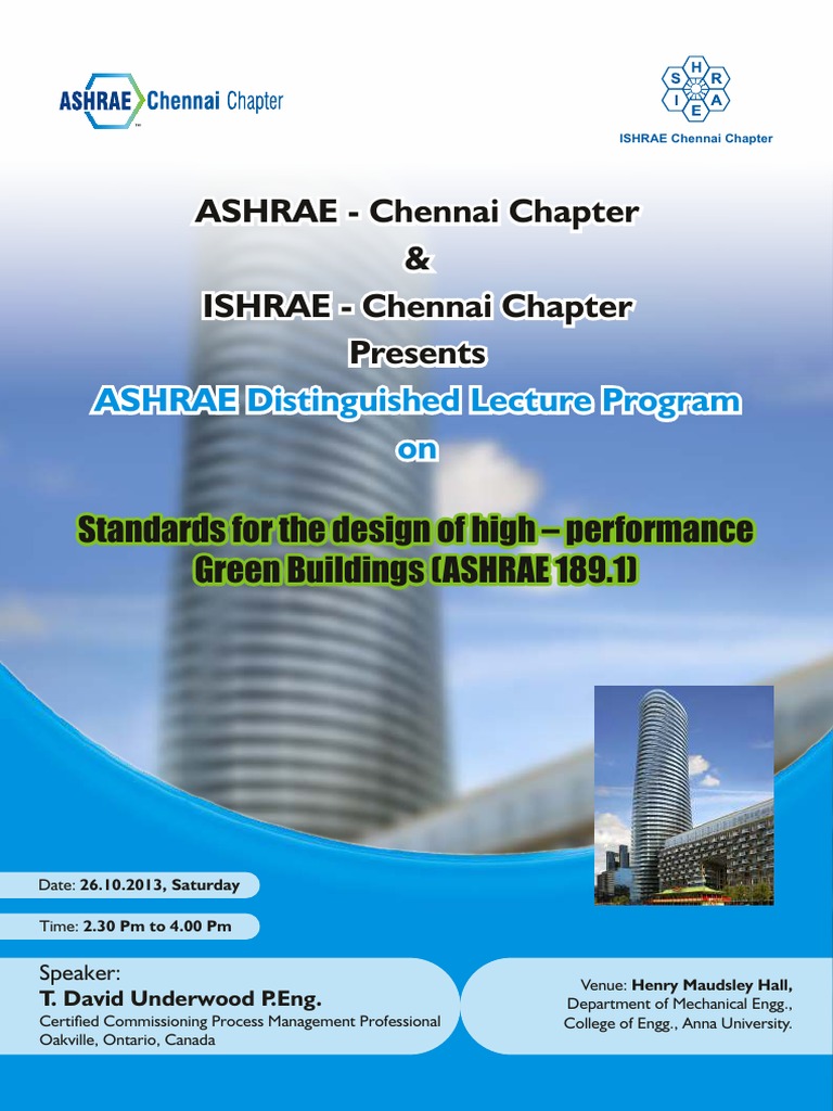 Ashrae DLP Standard 189.1 Brochure | PDF | Hvac | Science And Technology