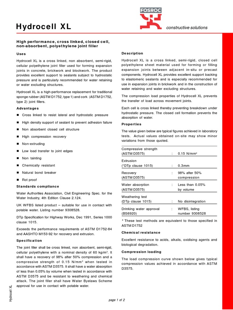 Hydrocell XL | PDF | Technology & Engineering