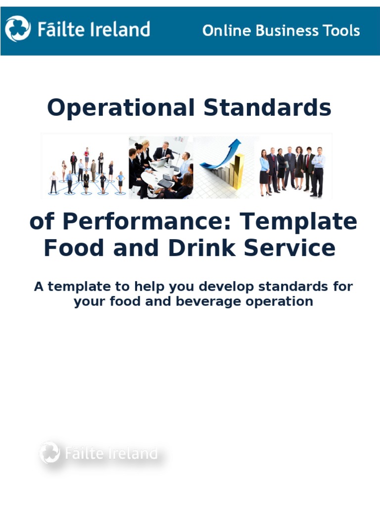 SOP Template Food and Drink Service OBT 08LTB OSP T1FDS 11 12 3 | PDF ...