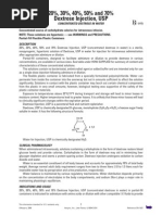 Dextrose 50 Injection | PDF | Intravenous Therapy | Glucose
