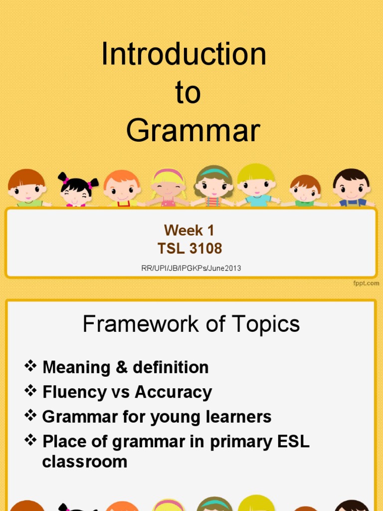 Introduction To Grammar | PDF | Language Mechanics | Style (Fiction)