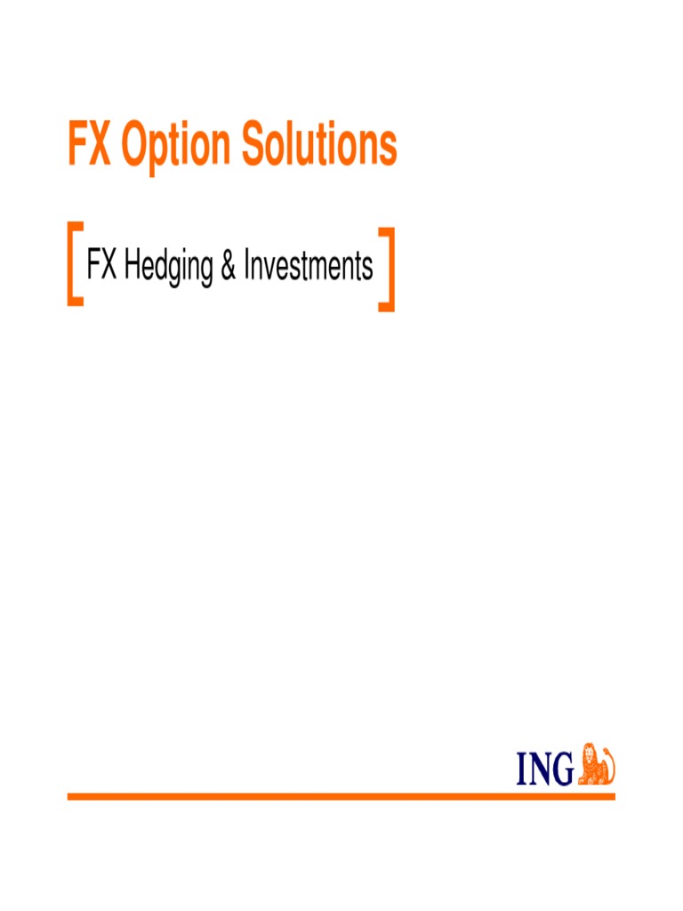 FX Options Hedging Strategies PDF | PDF | Put Option | Option (Finance)