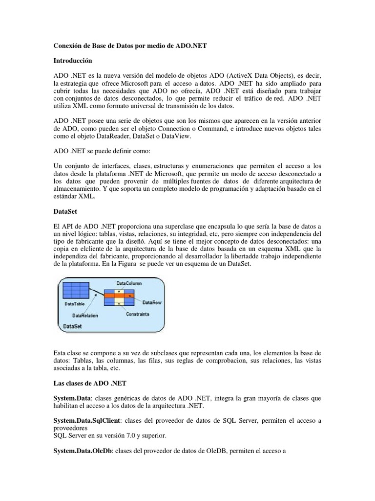 Conexión de Base de Datos Por Medio de ADO | PDF | Active X Data Objects | SQL