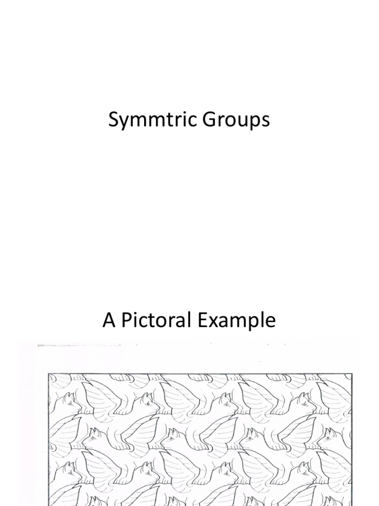 Symmetric Groups: Visual Operations Guide | PDF
