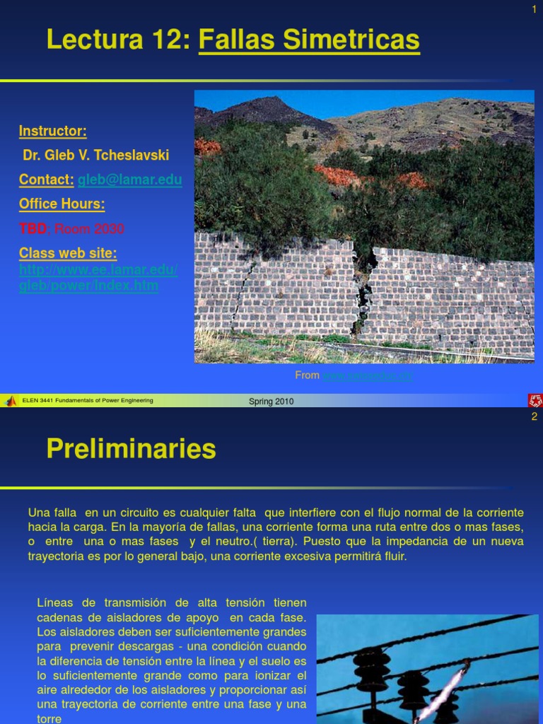 Fallas Simetricas y Asimetricas-2013 | PDF | Generador eléctrico ...