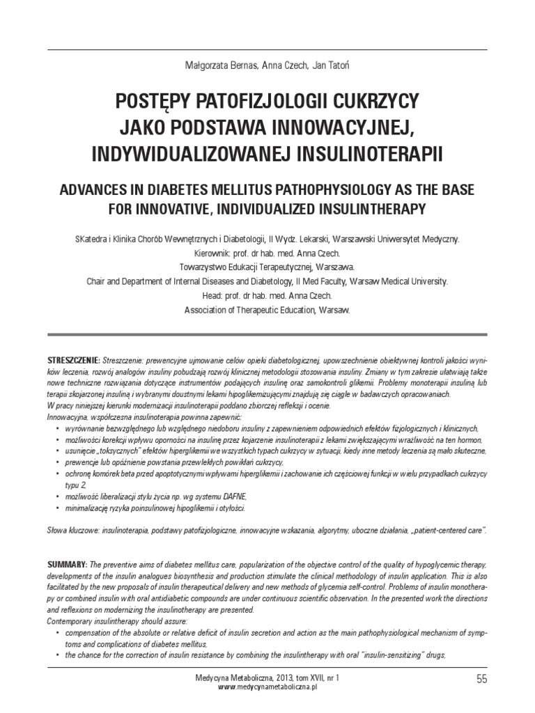 (MM2013-1-55) Małgorzata Bernas, Anna Czech, Jan Tatoń: Postępy ...