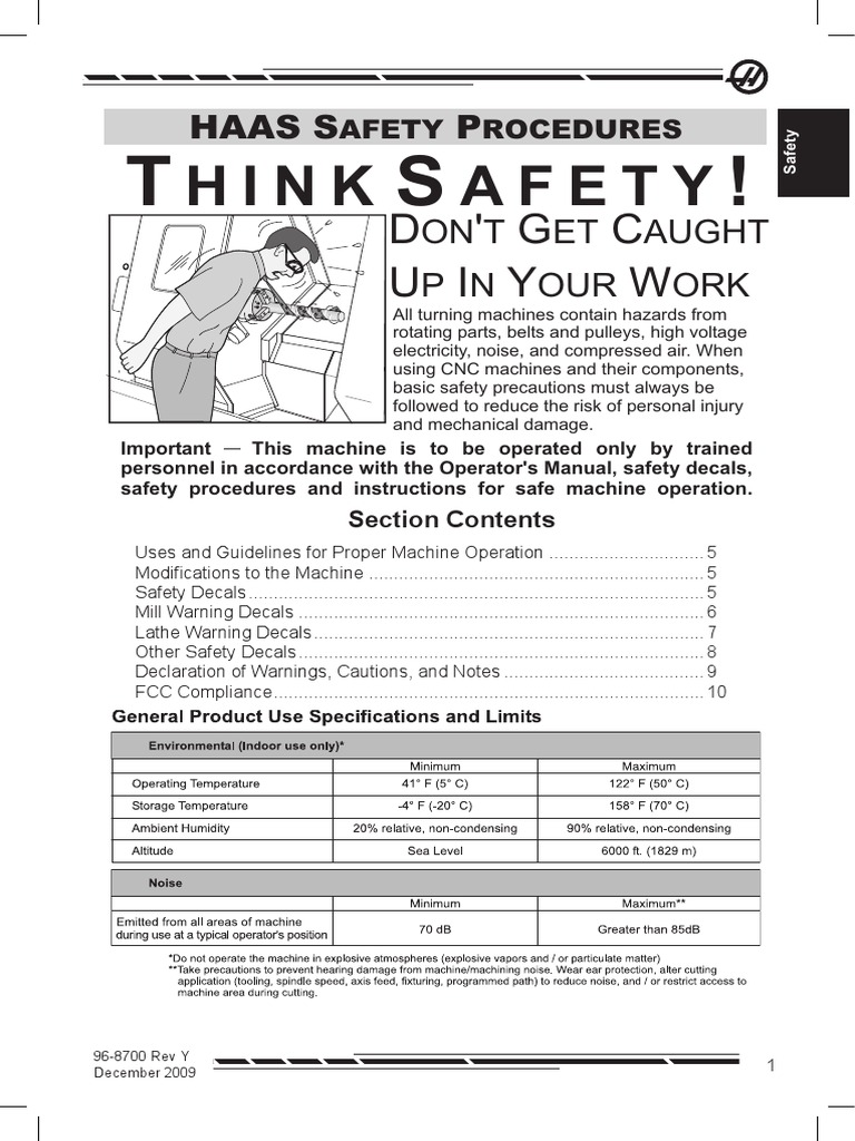 Lathe Safety | PDF | Electromagnetic Interference | Machines
