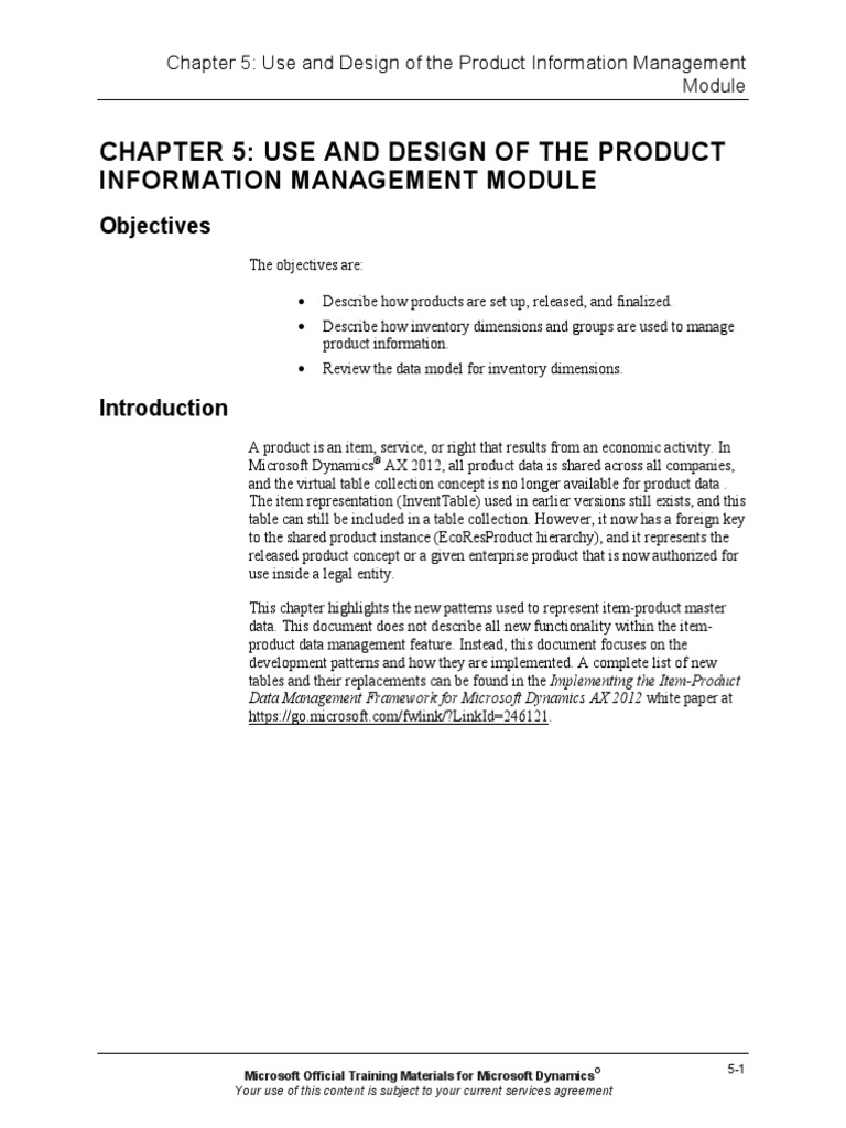 Ax2012 Enus Deviv 05 PDF | PDF | Data Model | Inventory