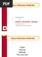 Data Collection Methods | PDF | Quantitative Research | Survey Methodology