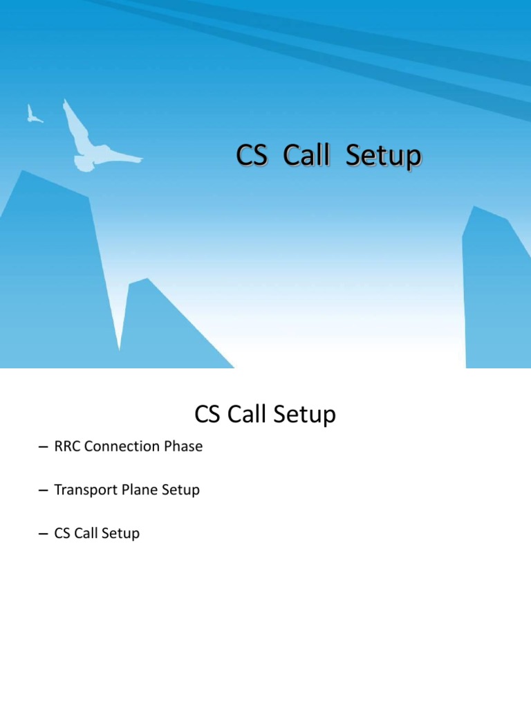 04 - CS Call Setup | PDF | Duplex (Telecommunications) | Asynchronous ...