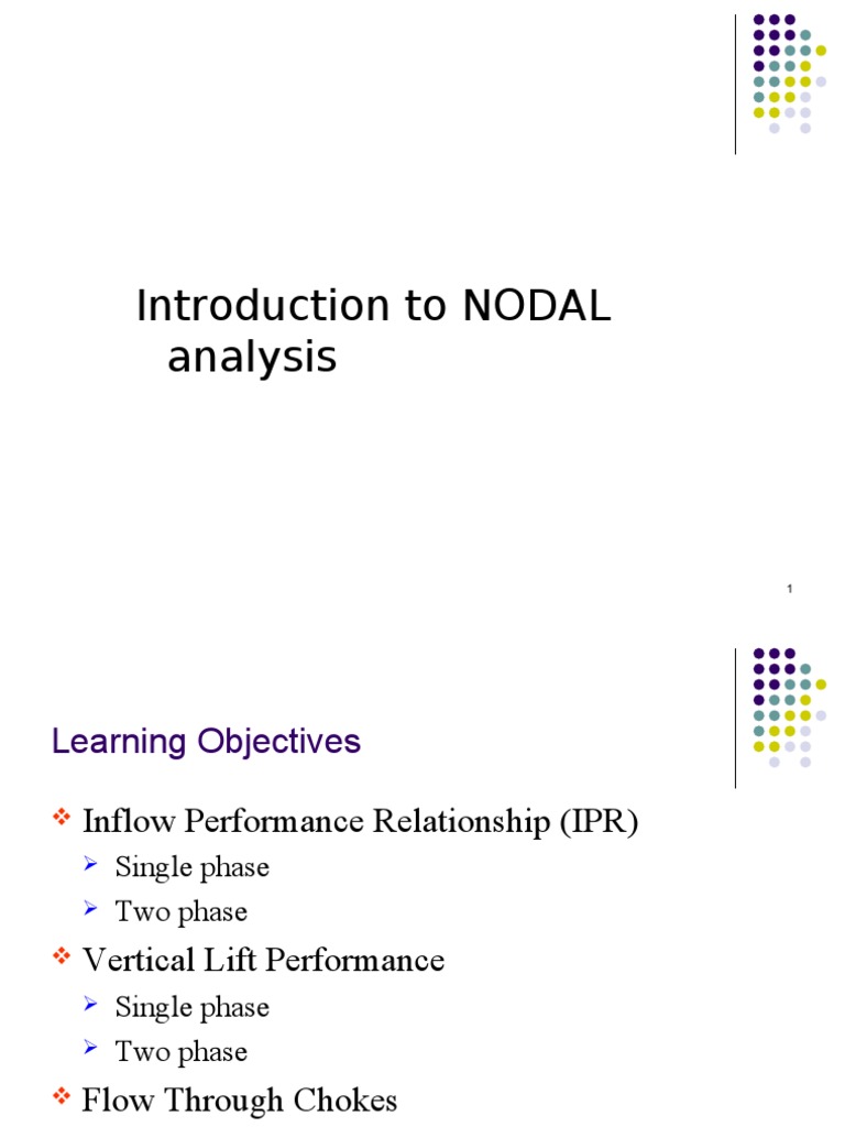 Nodal Analysis for Oil and Gas Production | PDF | Teaching Methods ...