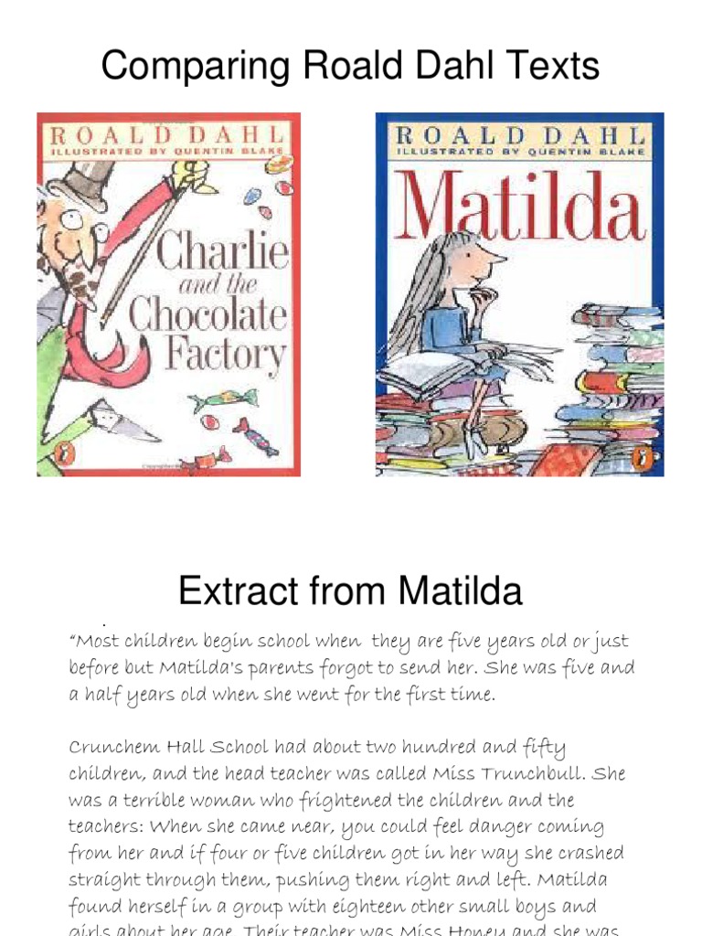Matilda and Charlie: A Comparative Analysis | PDF | Mystery, Thriller ...