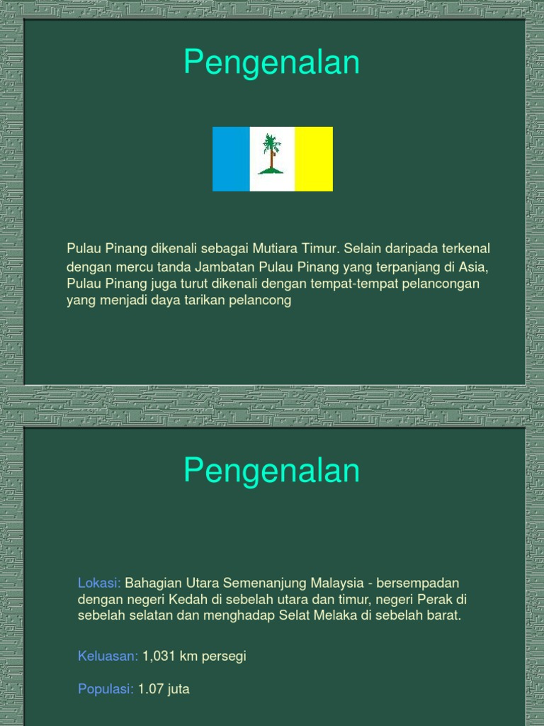 Keistimewaan Pulau Pinang | PDF