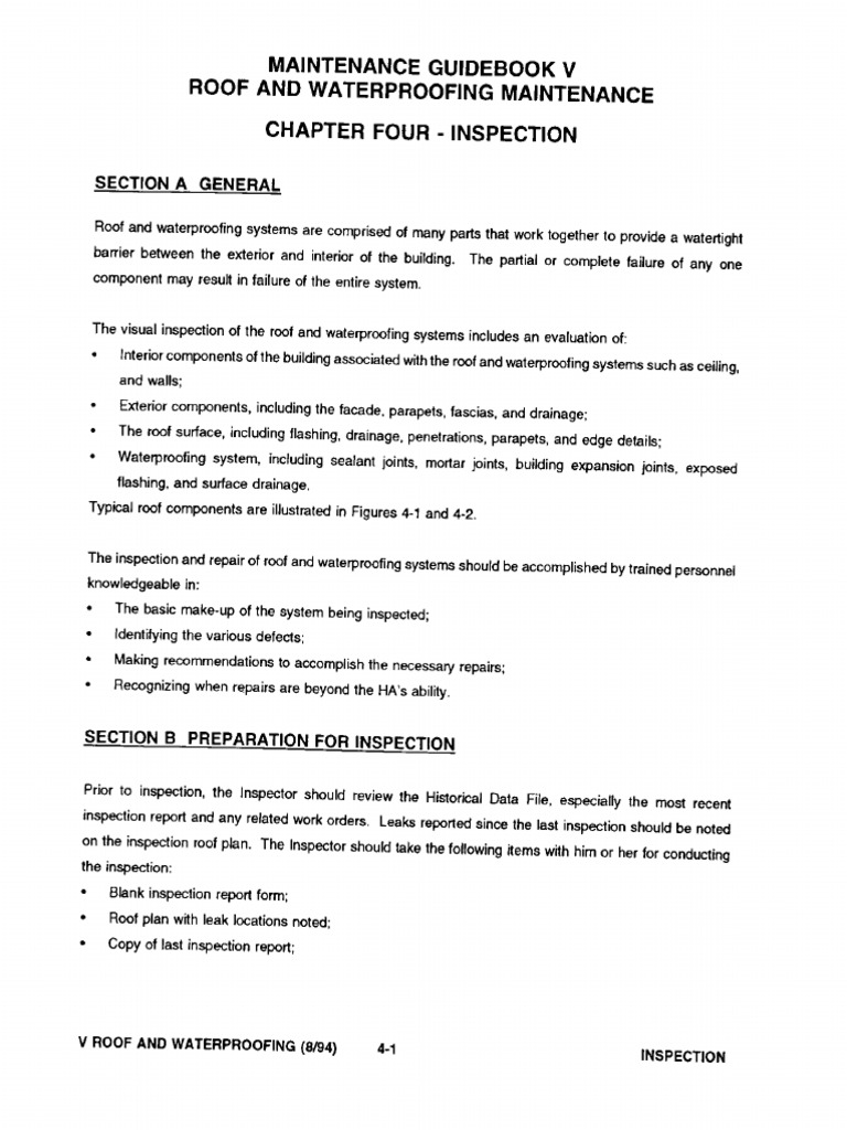 Waterproofing Check List | PDF