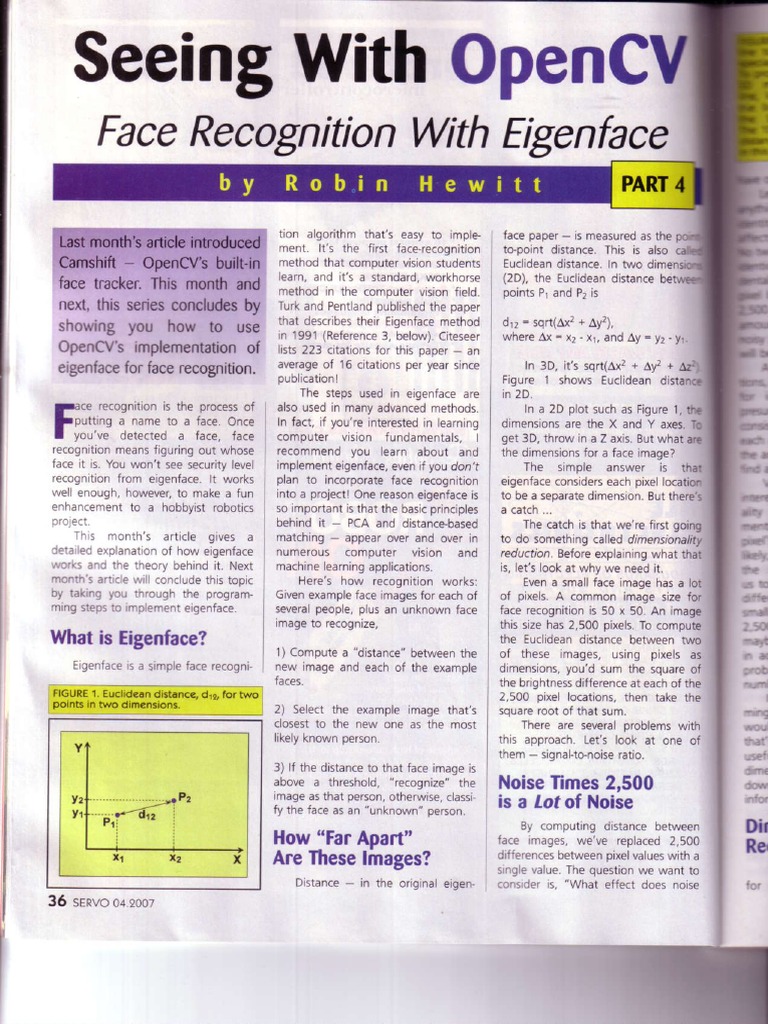 Face Recognition With Eigenface | PDF | Principal Component Analysis | Emerging Technologies