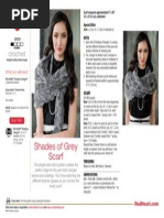 Film Roll Scarf Crochet Pattern | PDF