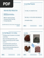 Steel Manufacturing Process Flow Chart | PDF | Science & Mathematics
