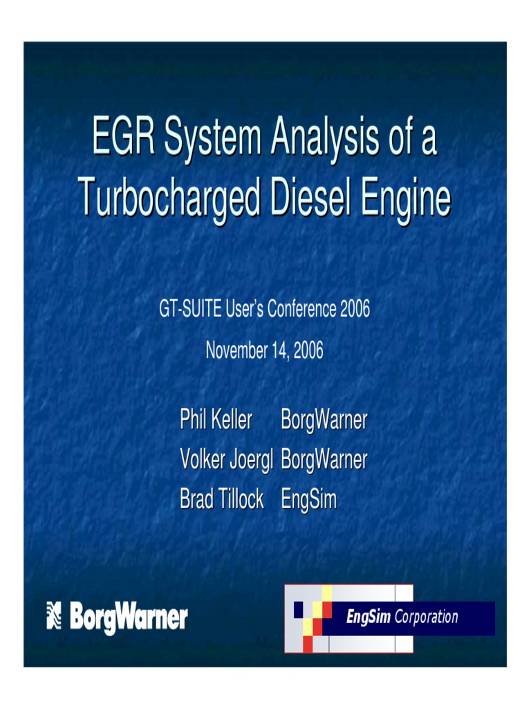 BorgWarner EGR | PDF