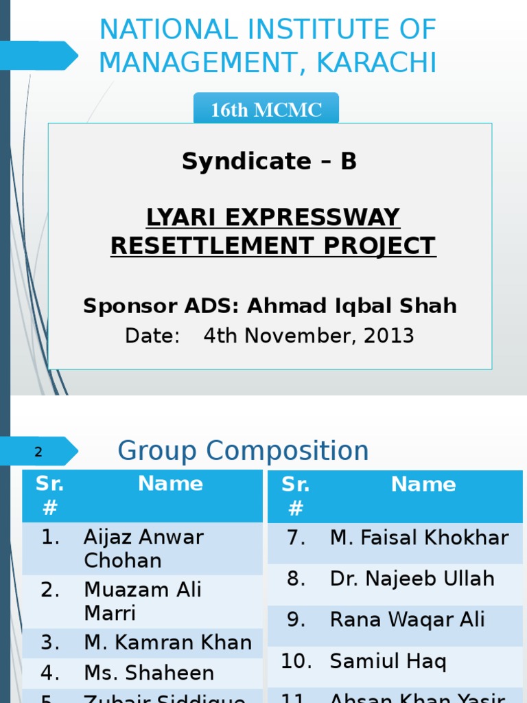 Lyari Expressway Rehabilitation Project | PDF | Nature