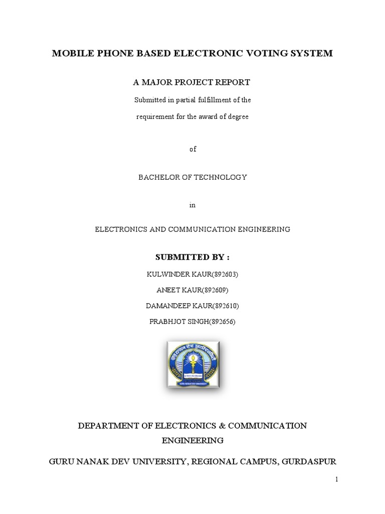 Electronic Voting Machine | PDF | Telephony | Electronics