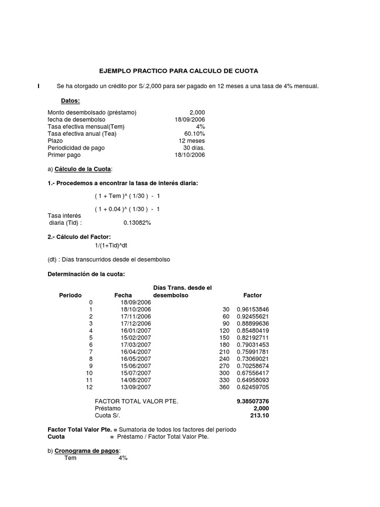 Ejemplo Practico Calculo Interes Moratorio | Interés | Industrias de ...