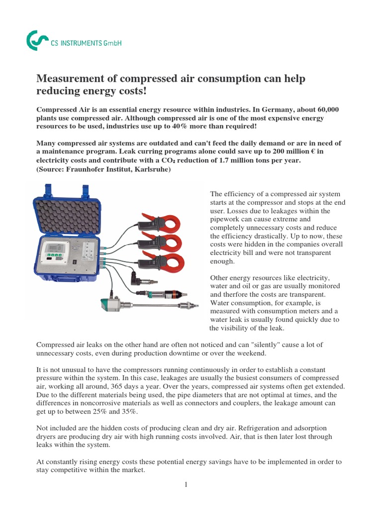 Measurement - of - Compressed - Air - Consumption - Can - Help ...