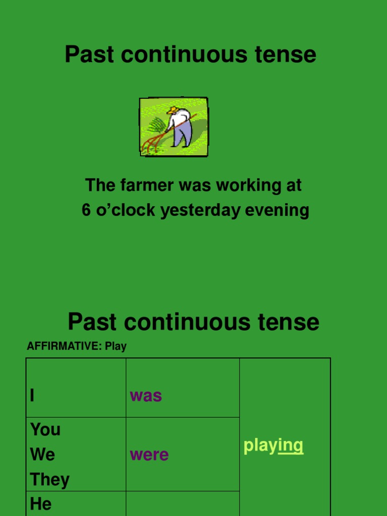 Understanding Past Continuous Tense | PDF | Syntactic Relationships ...