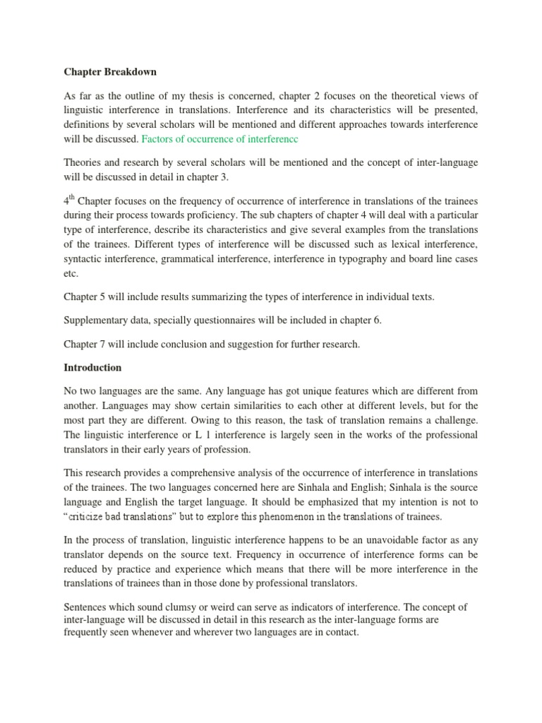 MA Research Proposal | PDF | Translations | Linguistics