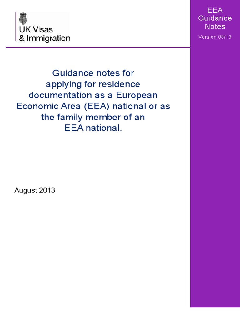 Guide Eea | PDF | Identity Document | Passport