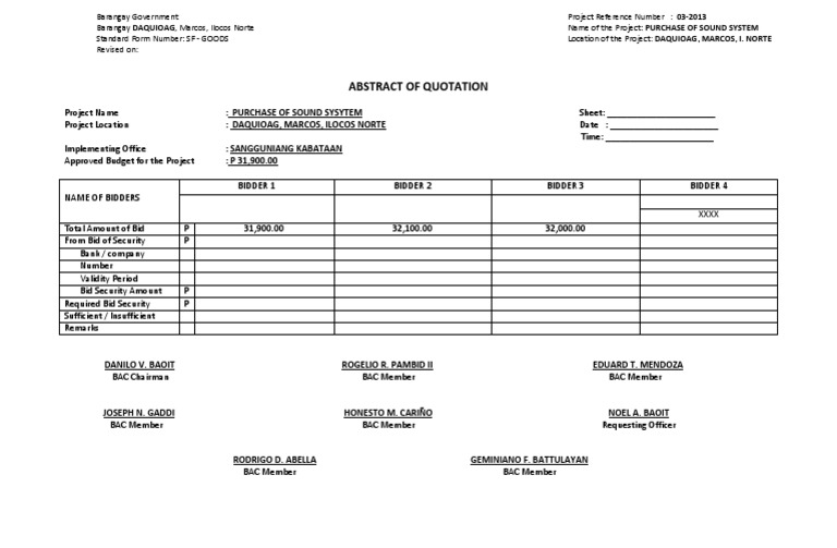 Abstract OF QUOTATION | PDF