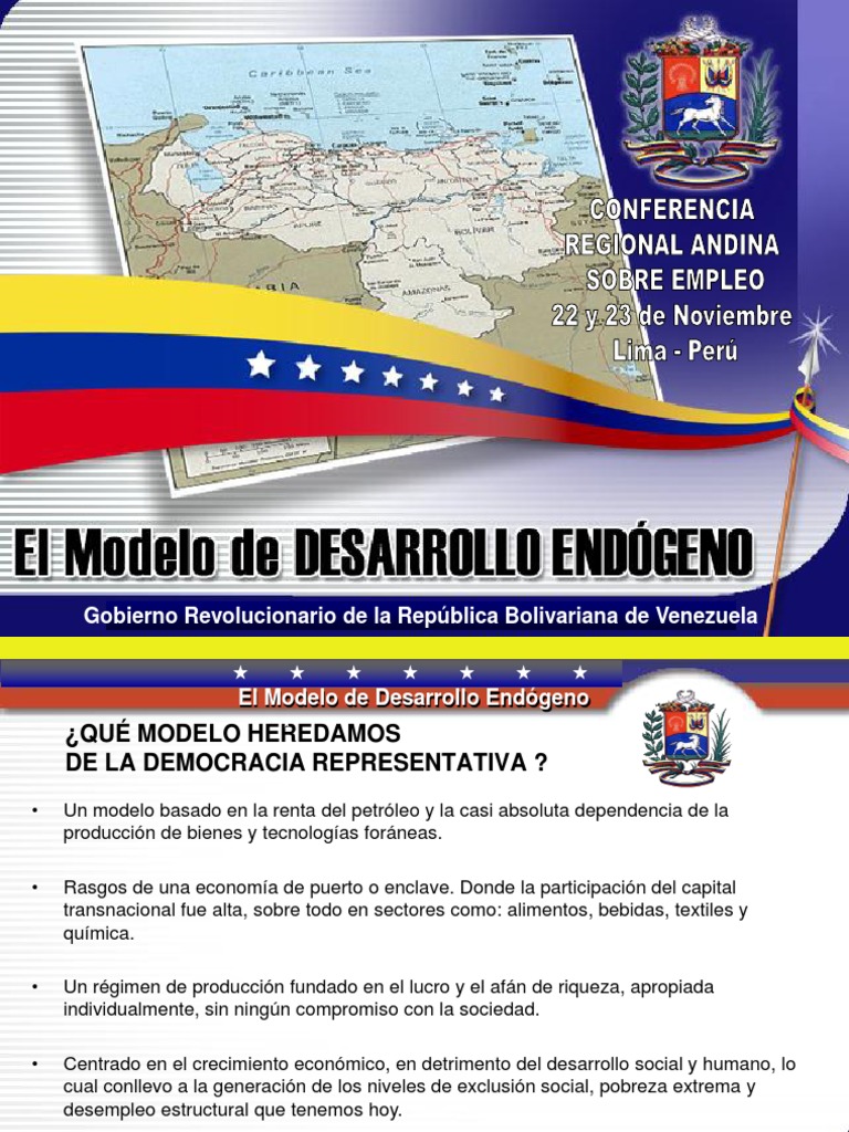 1 Modelo de Desarrollo Endogeno | PDF | Venezuela | Sociedad