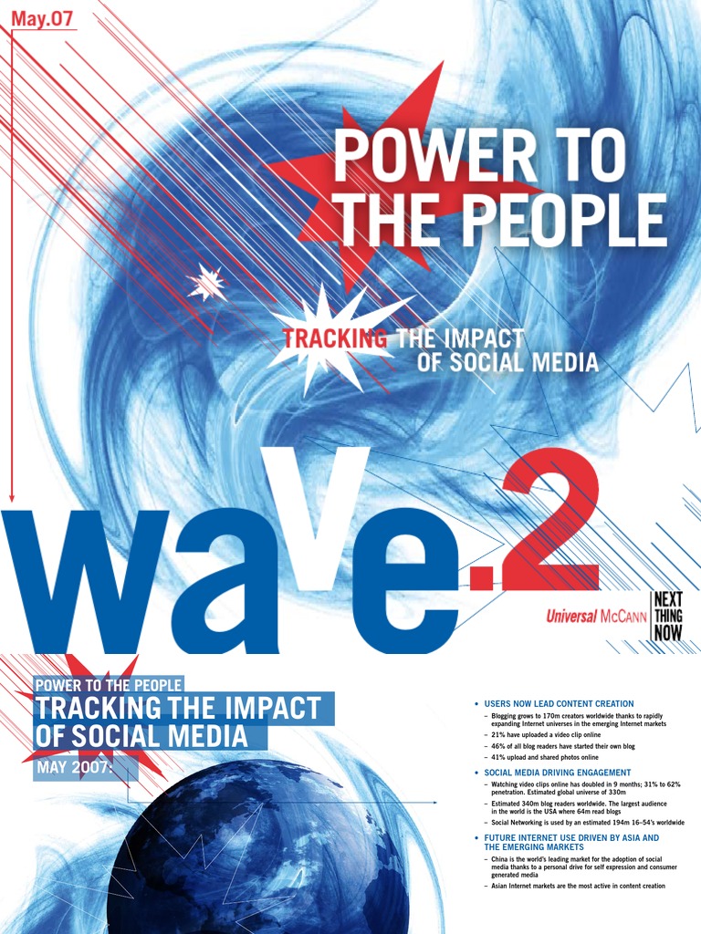 Universal McCann Wave2 | PDF | Mass Media | Social Media