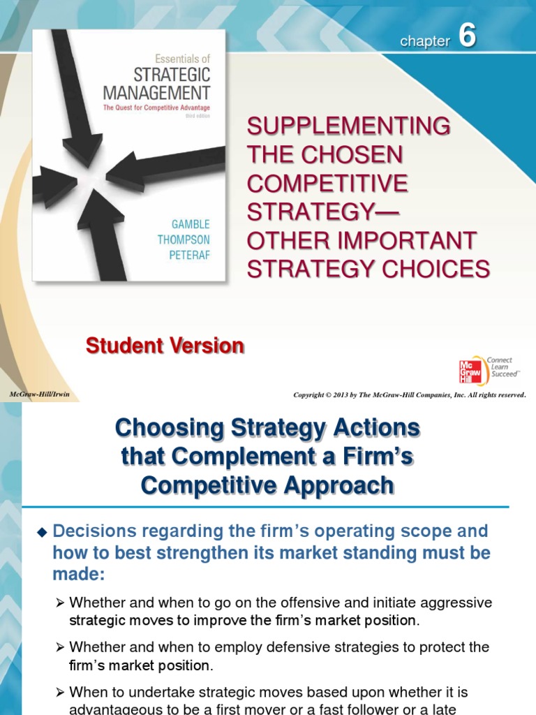 Chap 006 | PDF | Strategic Management | Supply Chain