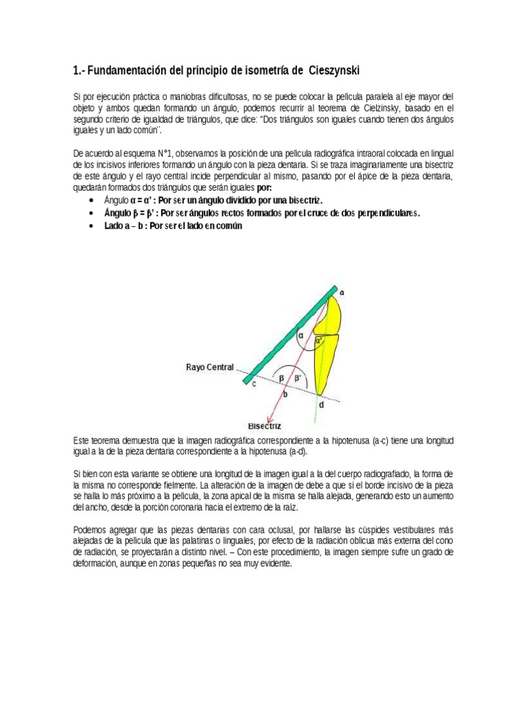 Isometría de Cieszynski en Radiografías | PDF | Triángulo | Geometría
