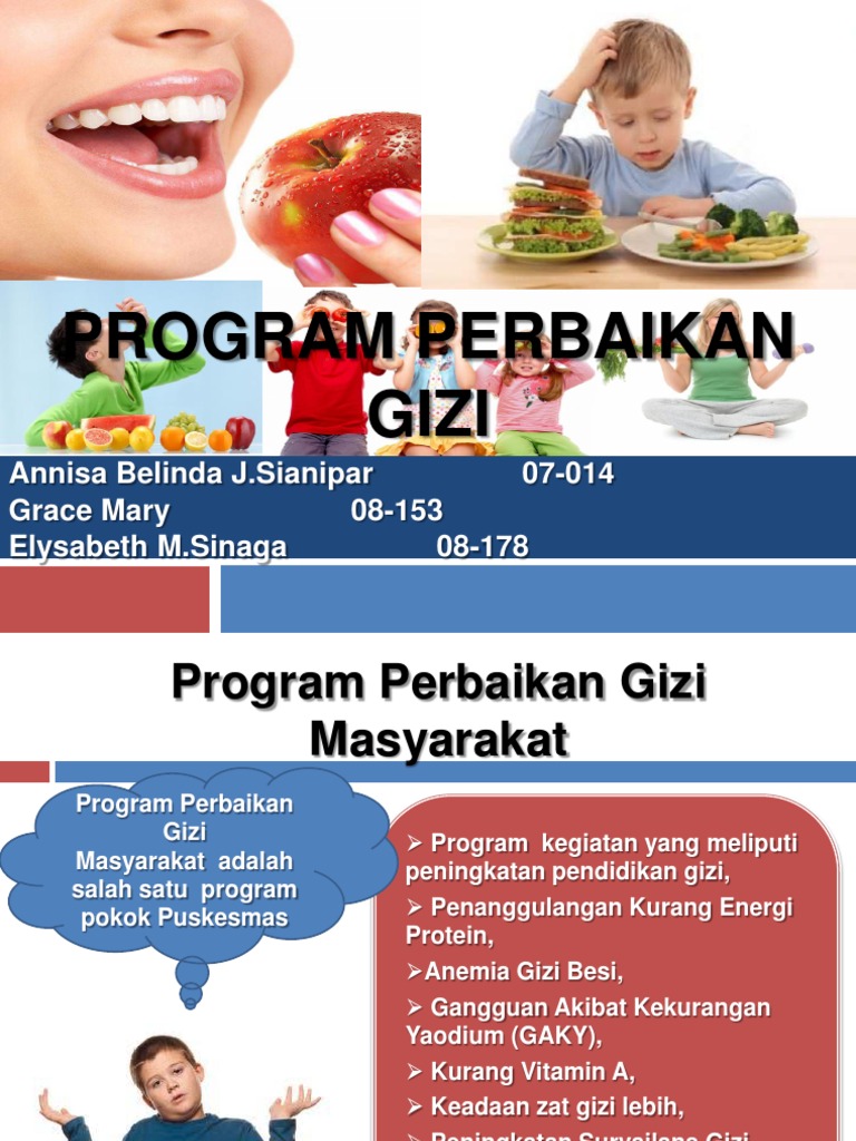 Program Perbaikan Gizi | PDF