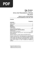 Auditing Initial Engagements | PDF | Financial Audit | Auditor's Report