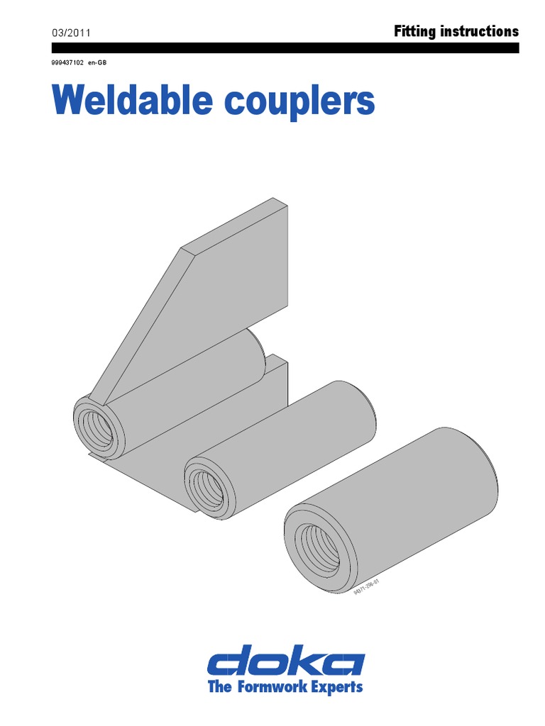 Weldable Coupler PDF | PDF | Sheet Metal | Welding