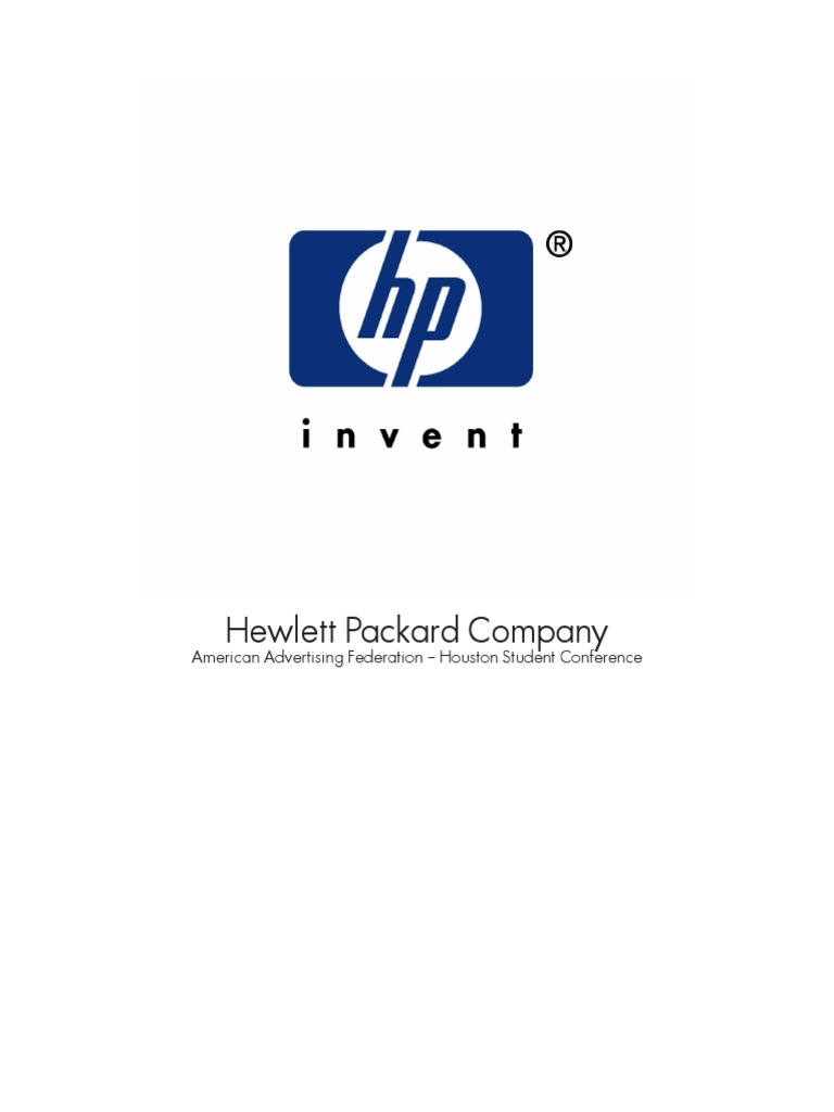 HP Marketing Strategy PDF | Hewlett Packard | Dell