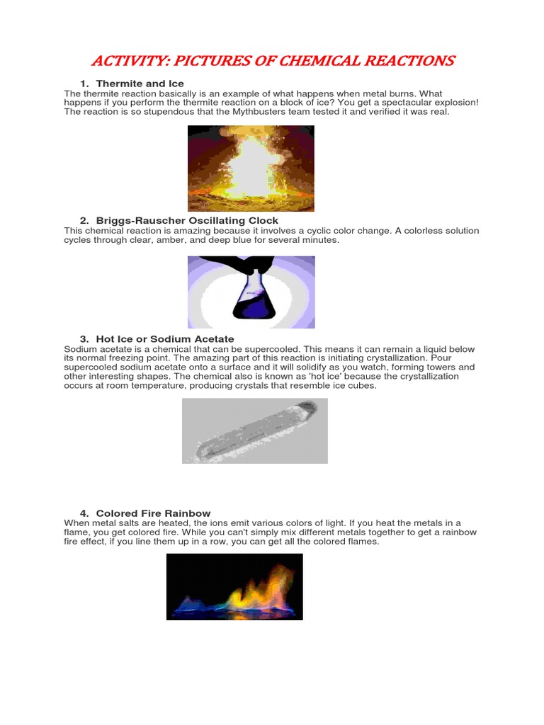 Thermite and Ice | Download Free PDF | Freezing | Chemical Reactions