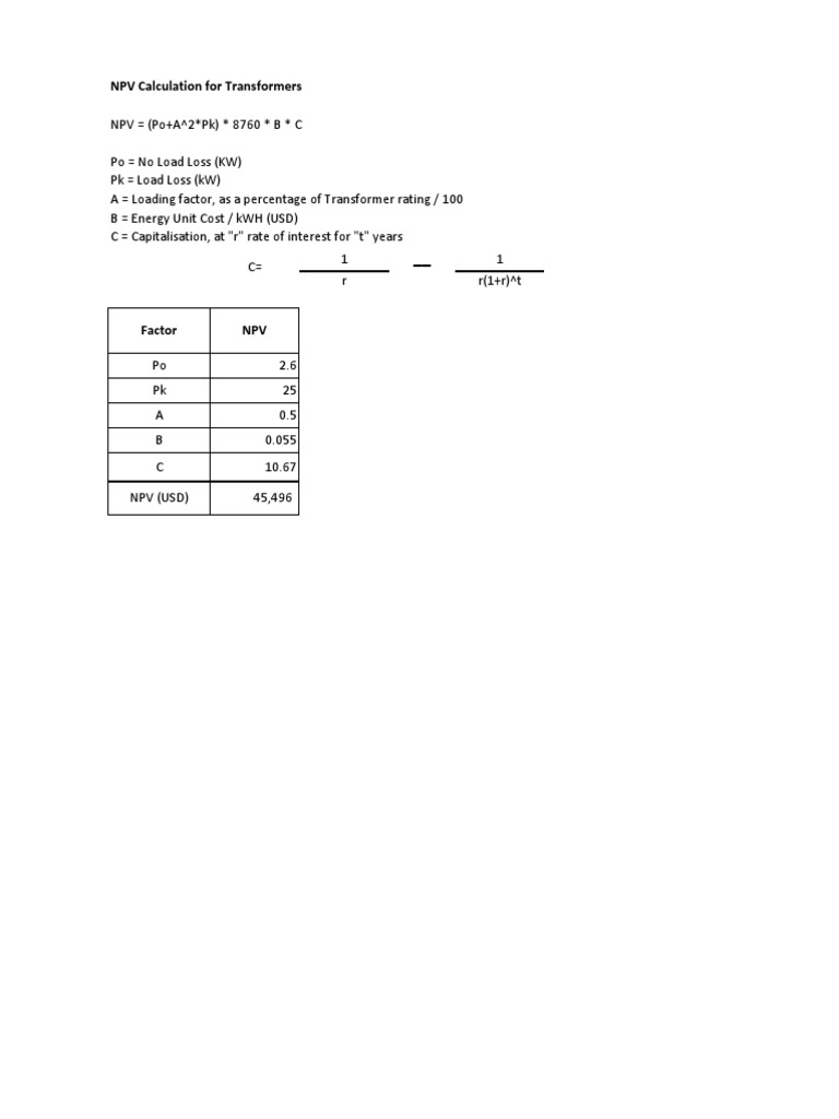 Transformer Loss Calculation | PDF | Teaching Methods & Materials