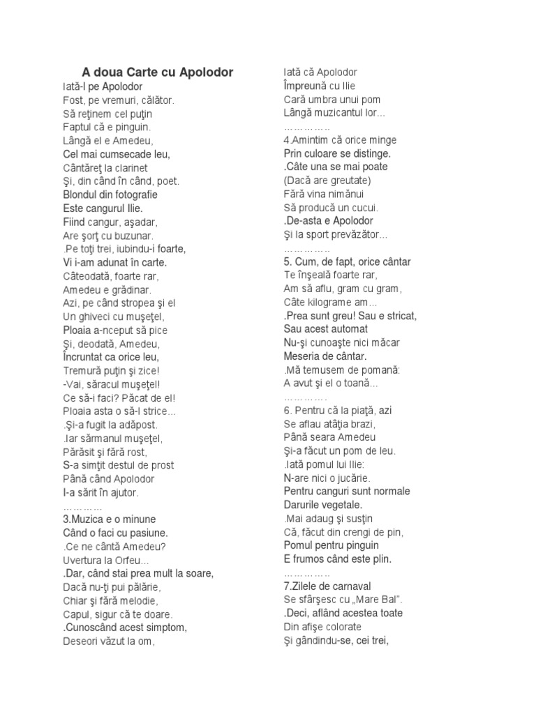 A Doua Carte Apolodor | PDF